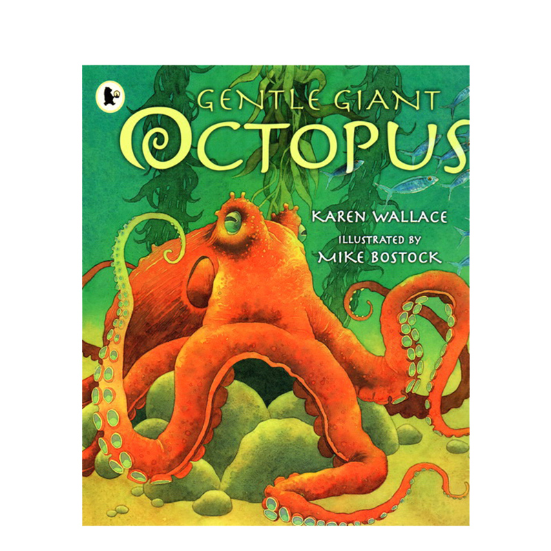 【直营】英文原版绘本 Gentle Giant Octopus小学STEM科普自然百科读物儿童自然故事书彩图 Walker Nature ...