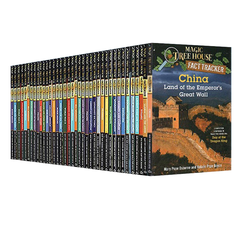 神奇树屋小百科 44册合售英文原版 Magic Tree House Fact Tracker儿童读物少儿学习章节小说美国中小学英语课外阅读分 ...