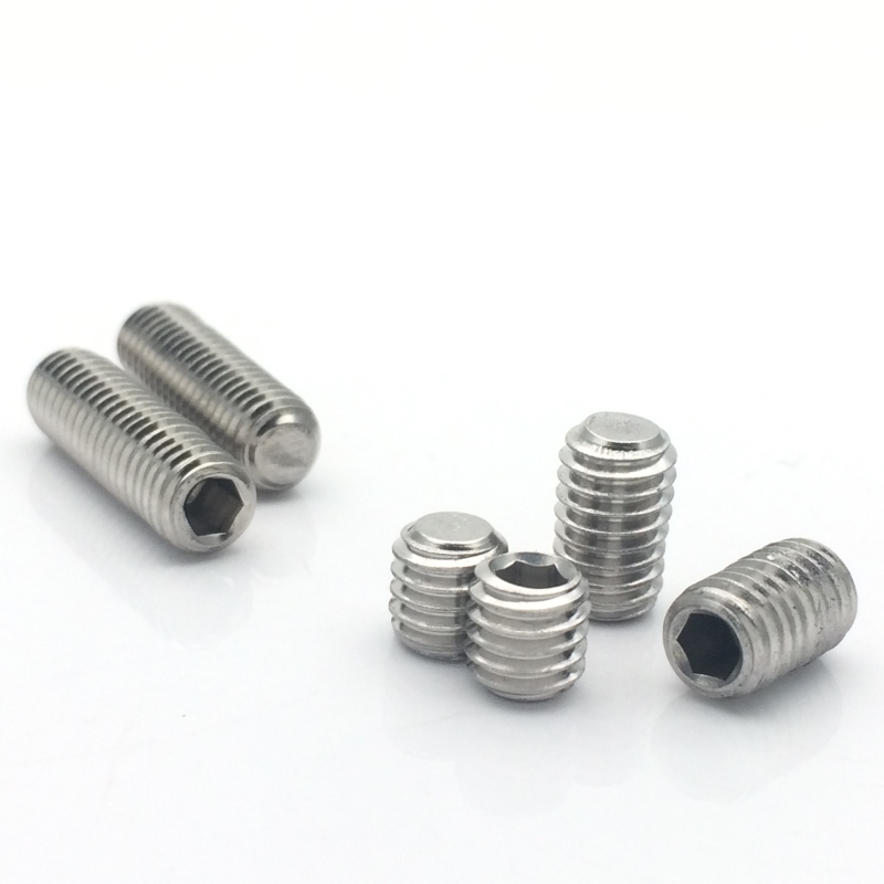 内六角平端紧定螺钉304不锈钢DIN913止付机米无头顶丝3456810GB77_虎窝淘