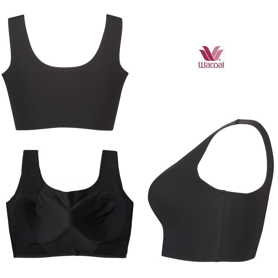 WACOAL日本华歌尔GOCOCi舒适无痕一片式内衣女无钢圈文胸大码532Y_虎窝淘