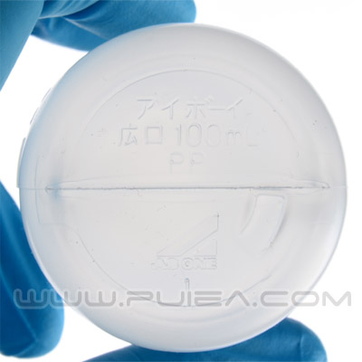 ASONE进口PP塑料大口试剂瓶100ml刻度广口半透明耐高温密封亚速旺_虎窝淘