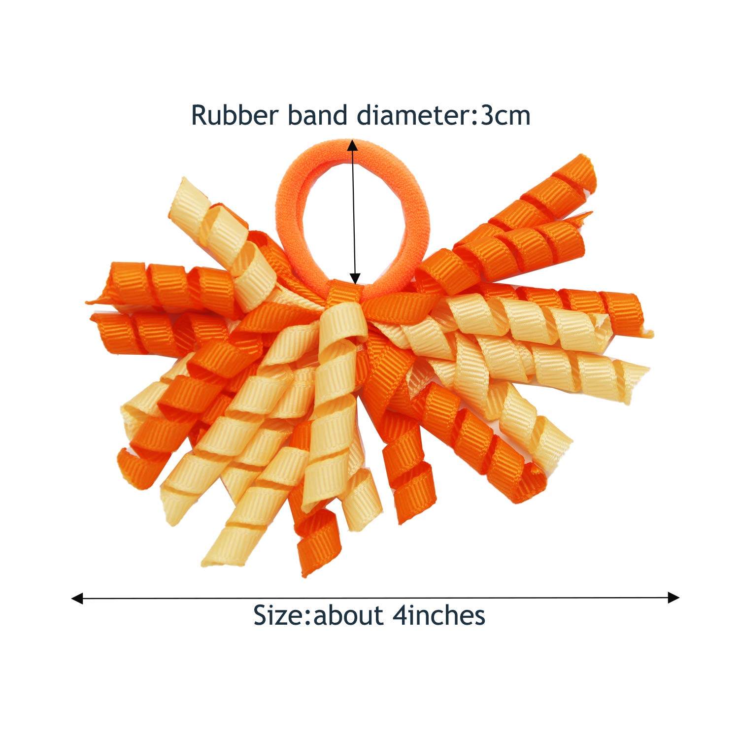 pidoudou boutique女童卷卷 korker卷发蝴蝶领结儿童发圈2个装_虎窝淘