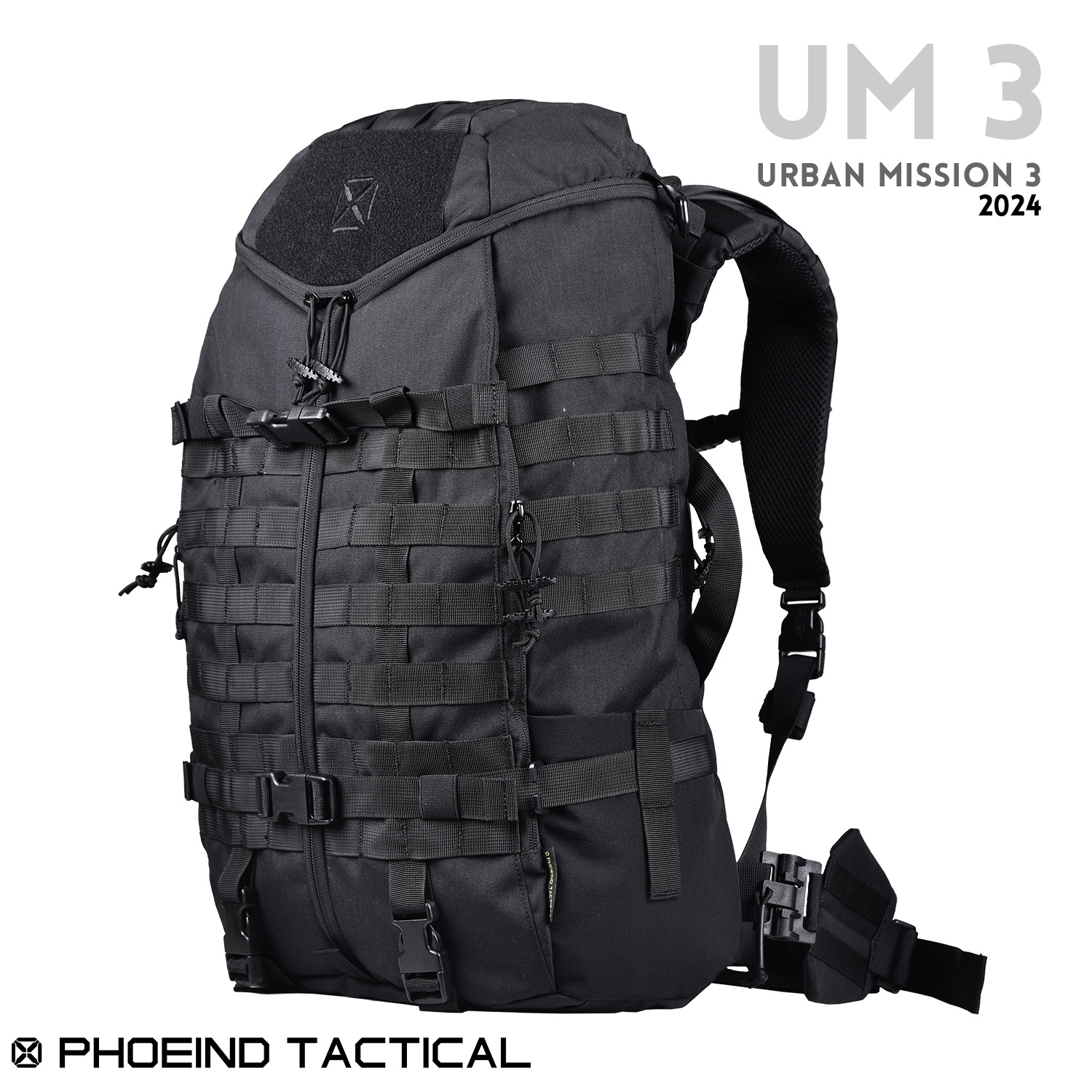 凤工战术UM3都市任务包3型 3D三日战术通勤EDC双肩背包 6色可选_虎窝淘