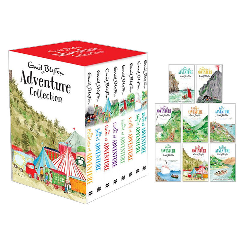 Enid Blyton Adventure Collection 8 books shrinkwrapped伊妮德·布莱顿儿童冒险故事小说 8 ...