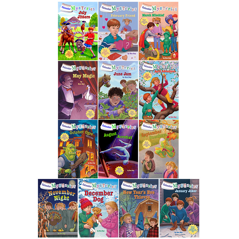 日历之谜系列1- 13册套装 Calendar Mysteries 1-13 英文原版儿童读物 进口英语书籍_虎窝淘