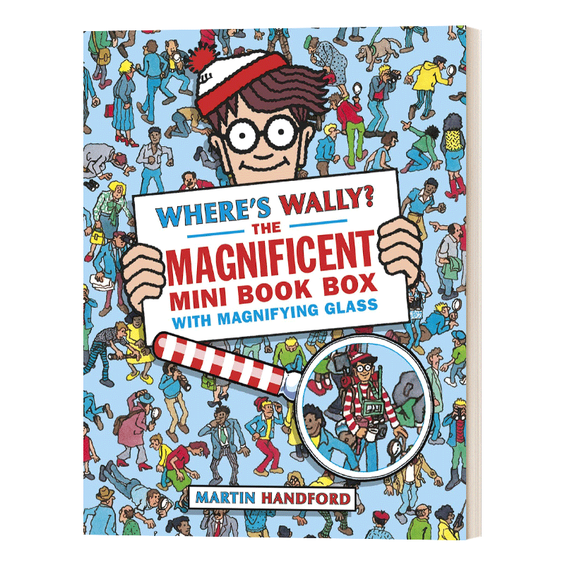 英文原版 Where's Wally? The Magnificent Mini Book Box沃利在哪里华丽迷你套装英文版进口英语原版书籍_虎窝淘