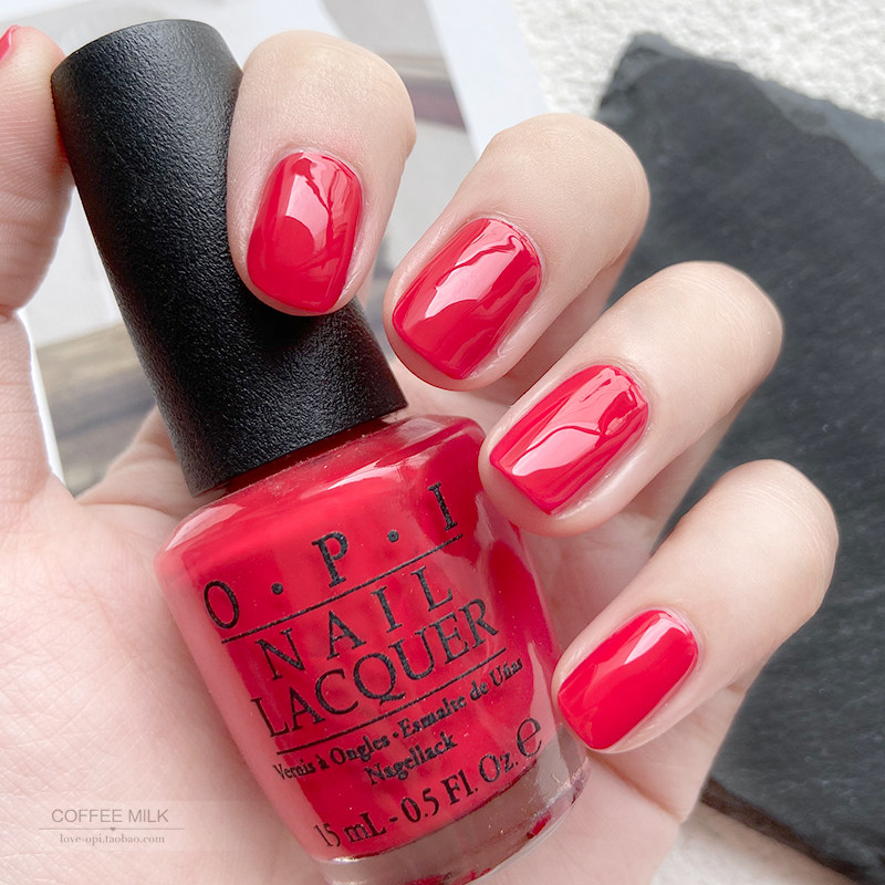 美国OPI指甲油H59 E44 B77玫红粉红系美甲仙无毒持久靓丽原装_虎窝淘