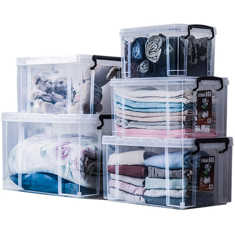 透明收纳箱塑料储物箱特大号收纳盒大号学生箱子密封直角整理书箱 - 小编推荐 - WePost 全民代运 - 马来西亚中国淘宝代运与集运专家