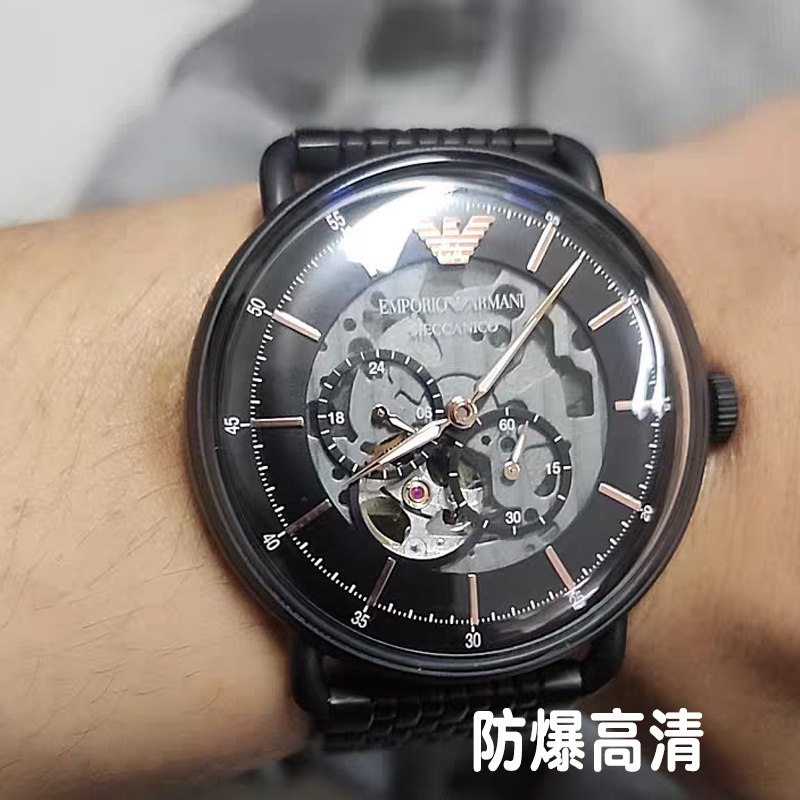适用于阿玛尼AR60025手表贴膜防刮防爆钢化软膜屏幕高清蓝光保护_虎窝淘