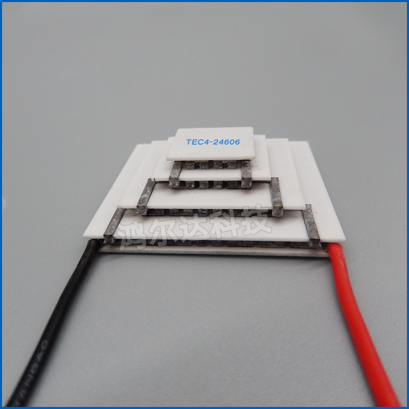 14V四级四层制冷片TEC4-24606、6A温差107度半导体制冷片50*50mm_虎窝淘