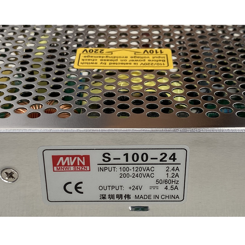 深圳明伟直流变压器开关电源S-100-24单组1路输出DC24V 4.5A 100W_虎窝淘