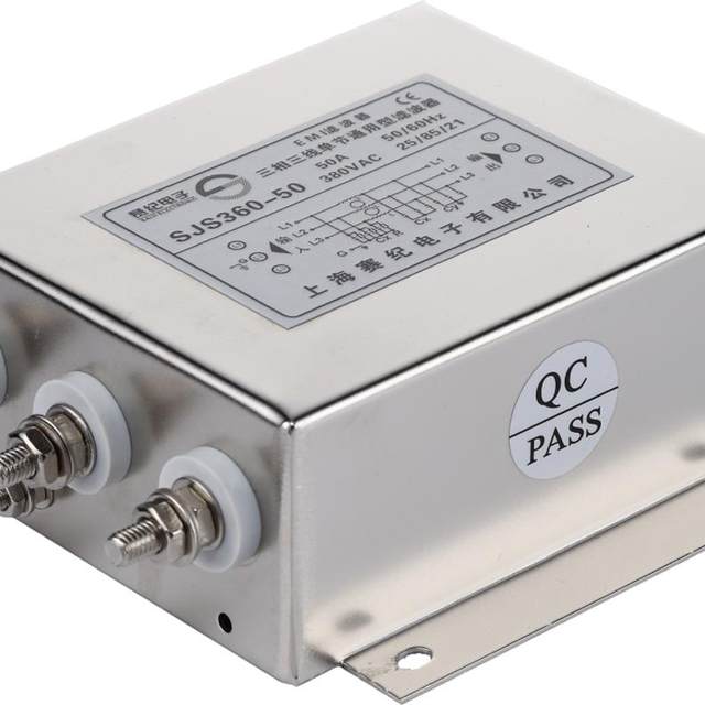 Saike EMI three -phase AC power filter 380V anti -interference 220 ...