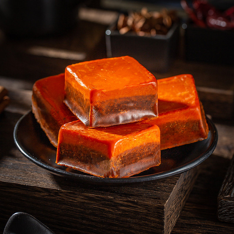 好人家牛油火锅底料360g四川重庆麻辣小方块火锅料4粒90g独立包装_虎窝淘