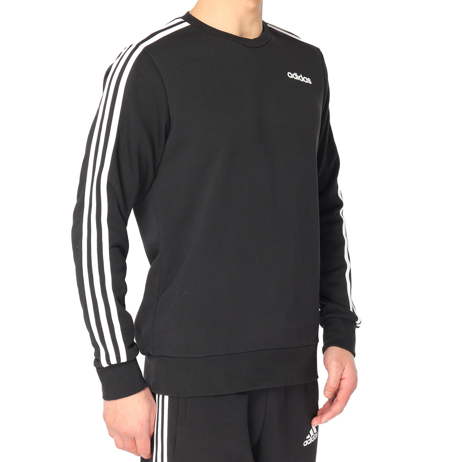 Adidas/阿迪达斯正品E 3S CREW FT男子休闲运动卫衣套头衫DQ3083_虎窝淘