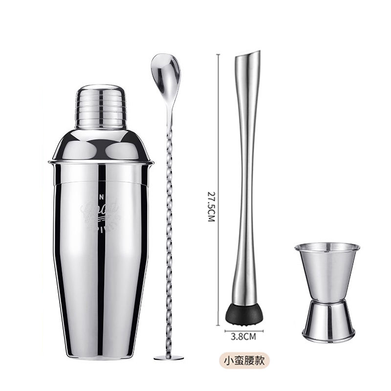 加厚304不锈钢调酒器套装自学鸡尾酒手摇雪克壶酒吧调酒器700毫升_虎窝淘