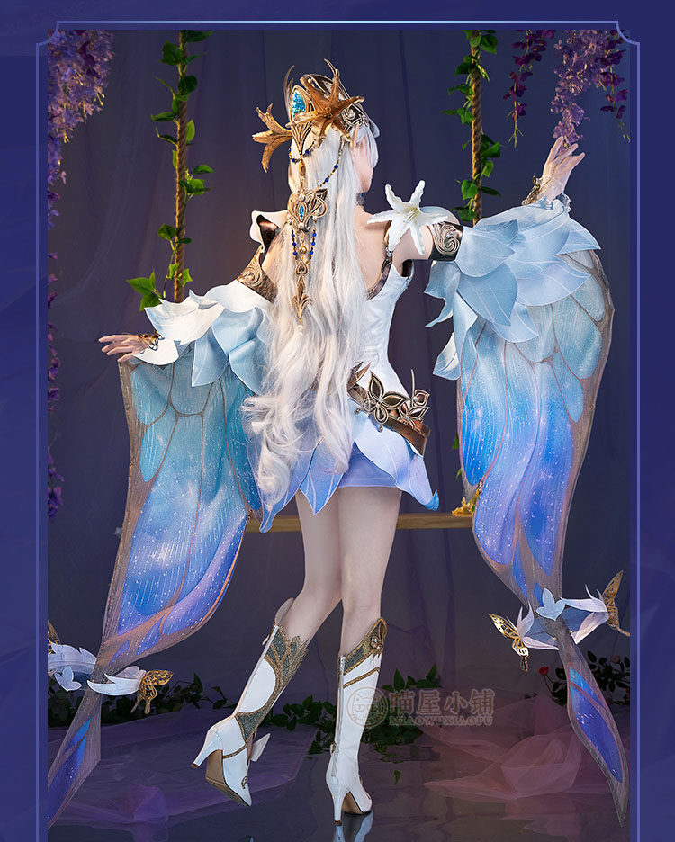 王者荣耀cos服貂蝉cos服仲夏夜之梦金色仲夏夜cosplay服装女现货_虎窝淘