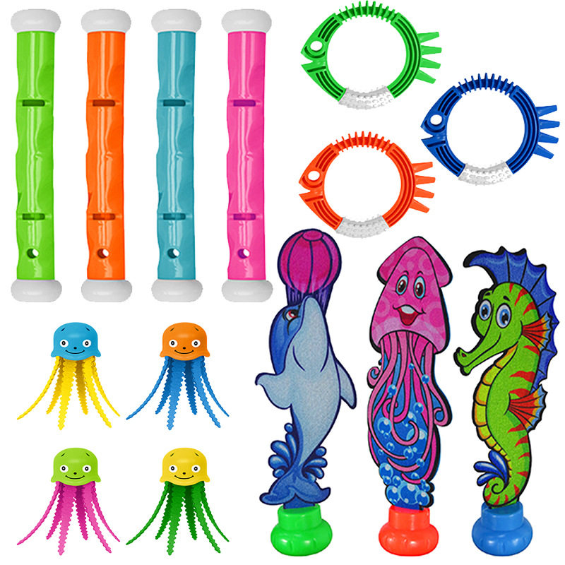 Children Swimming Octopus Pool Diving Toys Children Funny_虎窝淘