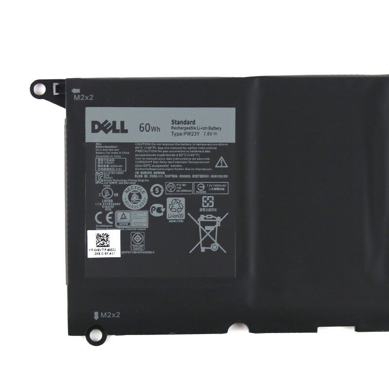 DELL/戴尔XPS13 9360 60WH PW23Y笔记本电脑电池内置电池 P54G_虎窝淘