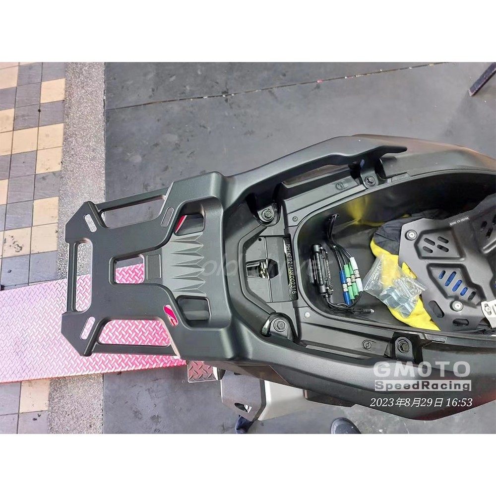 适用23款本田Honda ADV160摩托车改装铝合金货架加厚尾箱行李架_虎窝淘