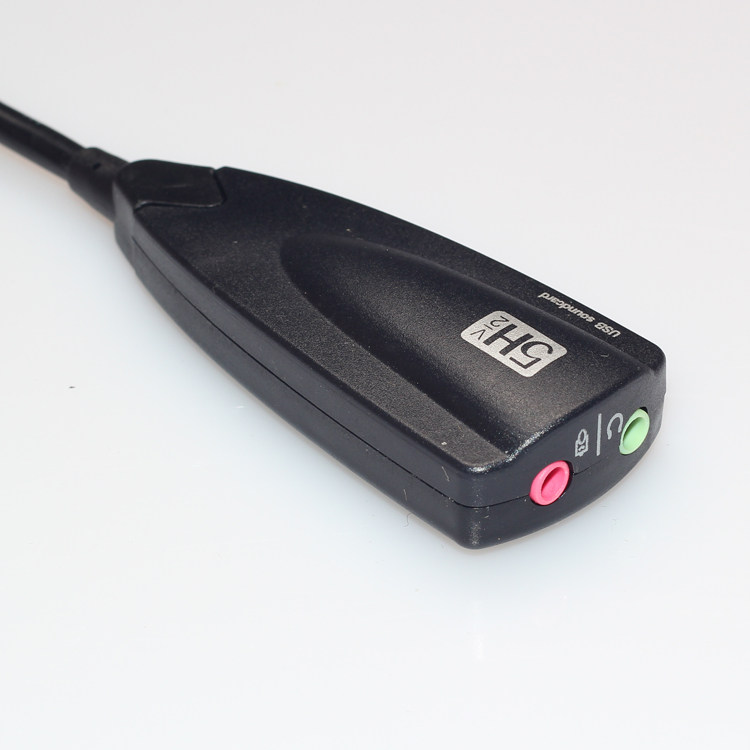 新款 USB7.1外置声卡外接台式机笔记本电脑免驱动即插即用无杂音_虎窝淘