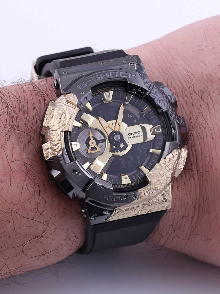 王鹤棣卡西欧40周年限定 GSHOCK太空畅想地球联名限量手表 GM110_虎窝淘