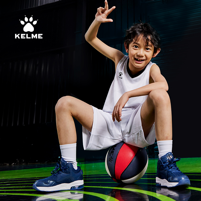 KELME卡尔美儿童篮球服套装幼儿园小学生印字比赛训练球衣定制_虎窝淘