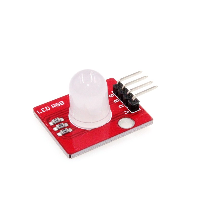 RGB全彩LED模块电子积木5V三色兼容10mm传感器