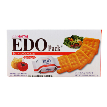 EDO pack苏打饼奶盐味/原味/番茄味/芝士味/牛奶味141g*2盒_虎窝淘