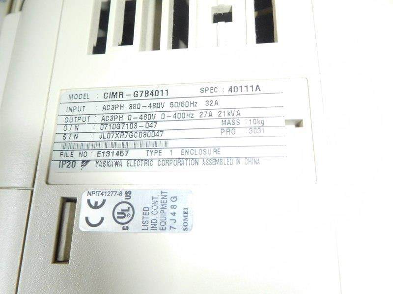 拍前询价：二手安川变频器 CIMR-G7B4011 11KW实物图_虎窝淘