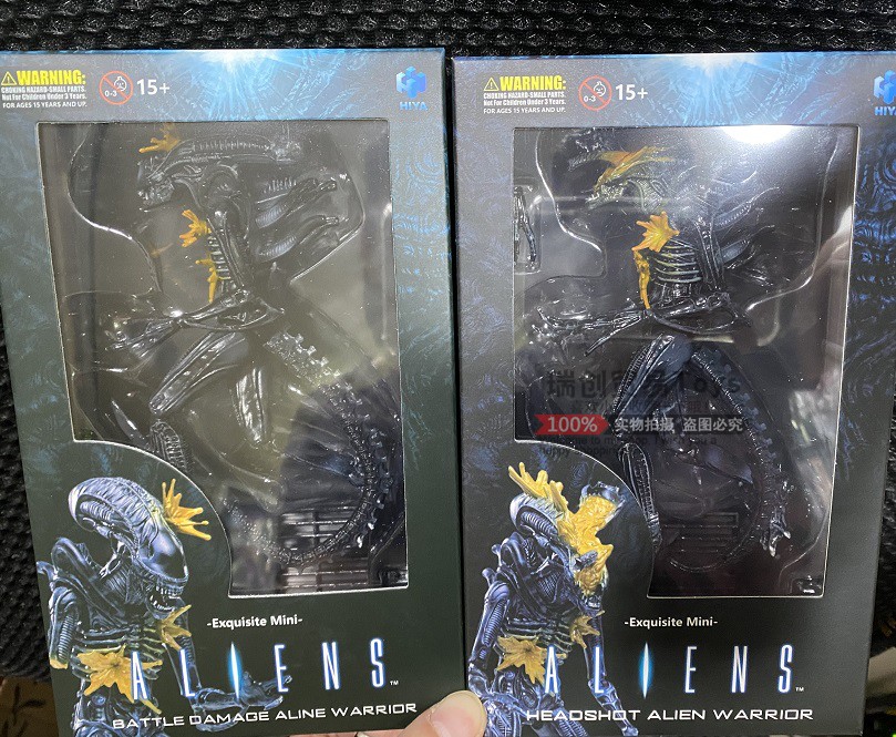 正版HIYA海雅1/18 3.75寸异形铁血战士异形母后女皇手办可动模型_虎窝淘