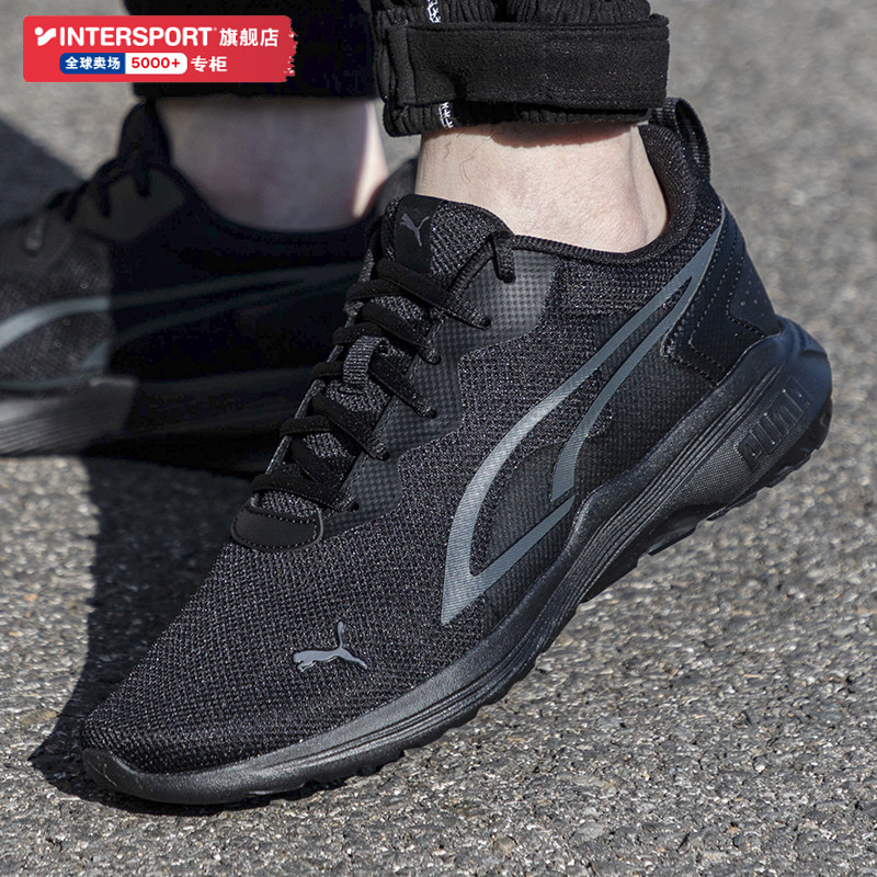 PUMA彪马跑步鞋男鞋女鞋春季新款男士黑武士透气网面运动鞋386269_虎窝淘