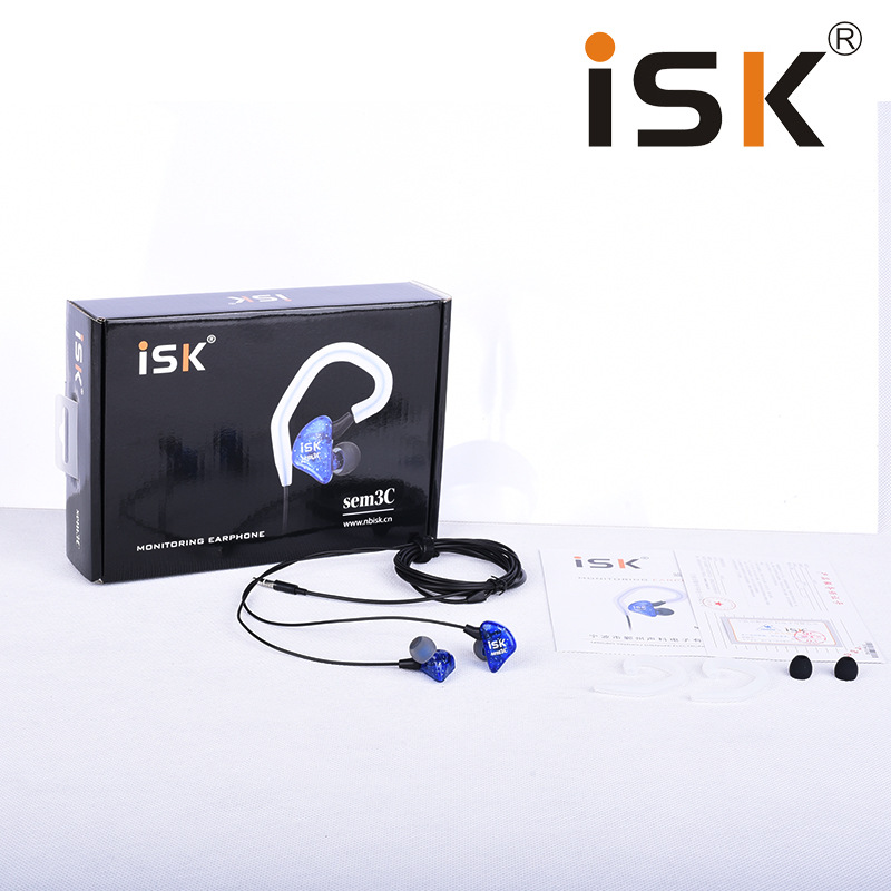 ISK SEM3C监听耳机入耳式低音电脑耳塞录音网络K歌音乐耳机_虎窝淘