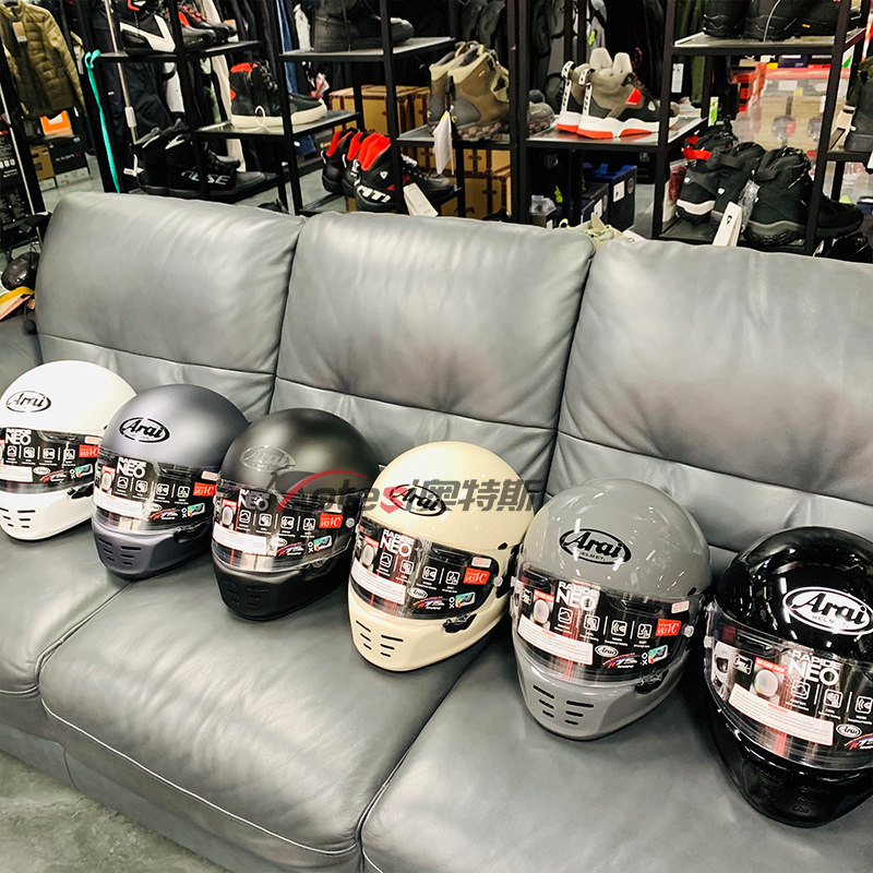 原装进口 ARAI RAPIDE-NEO复古巡航拿铁自由攀爬摩托全盔头盔_虎窝淘