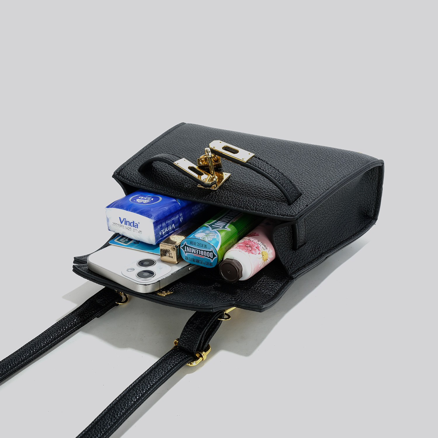 CEEKAY高级感迷你凯莉包精致超火小包包女2023流行新款单肩斜挎包_虎窝淘