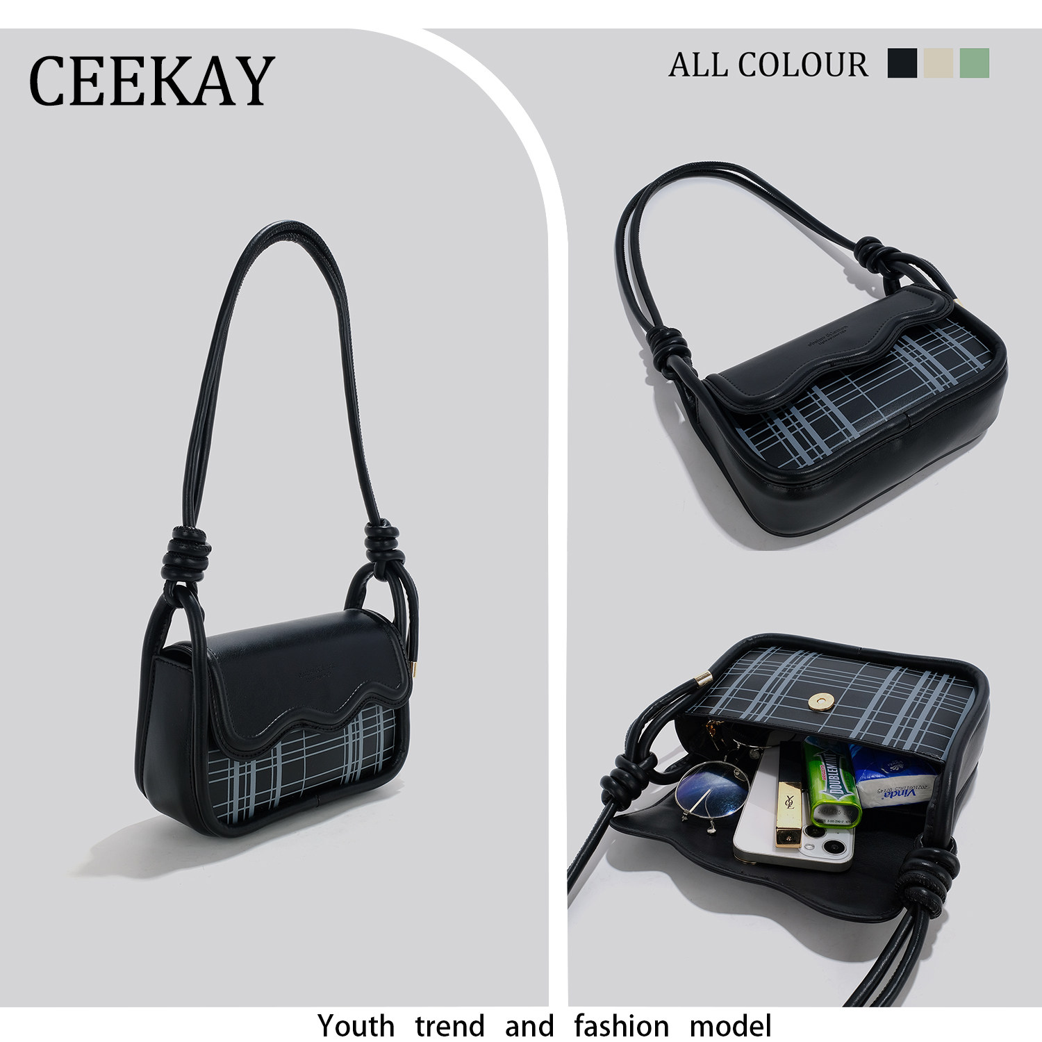 CEEKAY原创正品仙女腋下包高级质感小众小包包女包2023新款斜挎包_虎窝淘