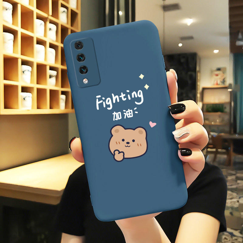 华为麦芒10手机壳硅胶卡通TYH612M可爱小熊男女情侣防摔软保护套_虎窝淘