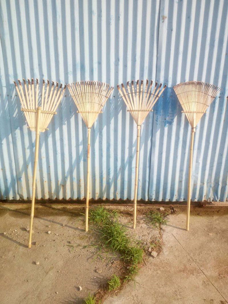 竹耙搂草耙大耙子竹熊手园艺工具道具耙出口日本农用耙子_虎窝淘