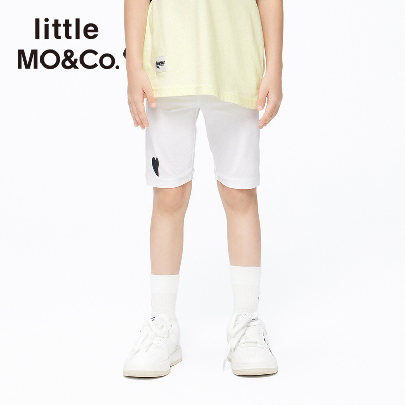 凉感速干-little moco童装23夏新款女童修身弹力骑行裤KBC2SOT046_虎窝淘