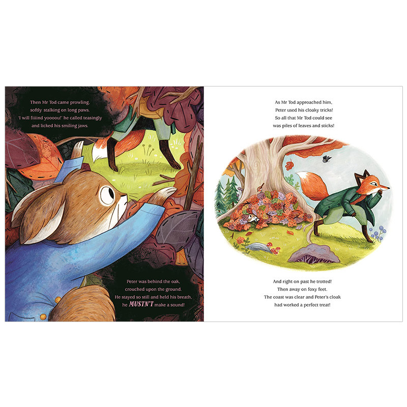 彼得兔捉迷藏英文原版绘本 Peter Rabbit Hide and Seek平装大开 0-5岁比阿特丽克斯·波特畅销小说的经典原作 ...