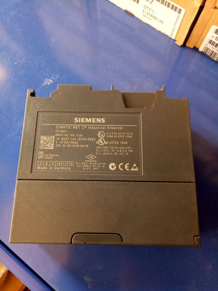 西门子S7-300PLC全新CP343-1以太网通讯模块6GK7343-1EX30-0XE0其它元器件