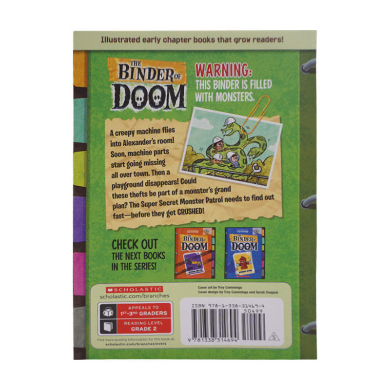 英文原版学乐毁灭笔记2：蟒蛇构造器 THE BINDER OF DOOM#2: BOA CONSTRUCTOR青少年英语课外阅读章节桥梁书_虎窝淘