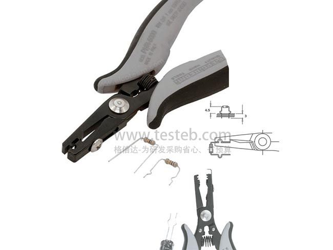 皮尔杰克 PNR-5000成型钳二极管电阻引脚打K位可调剪脚留3mm插板_虎窝淘