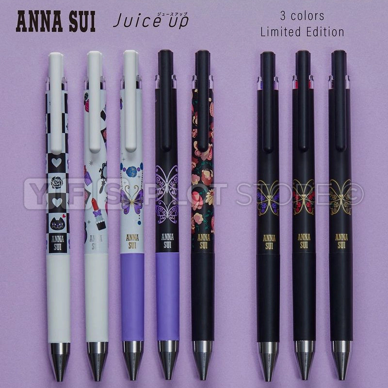 日本PILOT/百乐新款juice果汁笔juiceup安娜苏ANNASUI联名限定0.4/0.5mm黑色按动式中性笔速干水性学生刷题用_虎窝淘