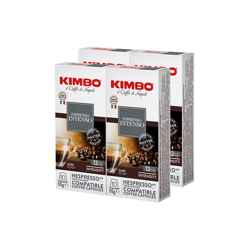 kimbo意大利进口12号浓缩胶囊咖啡40粒兼容nespresso系统咖啡机_虎窝淘