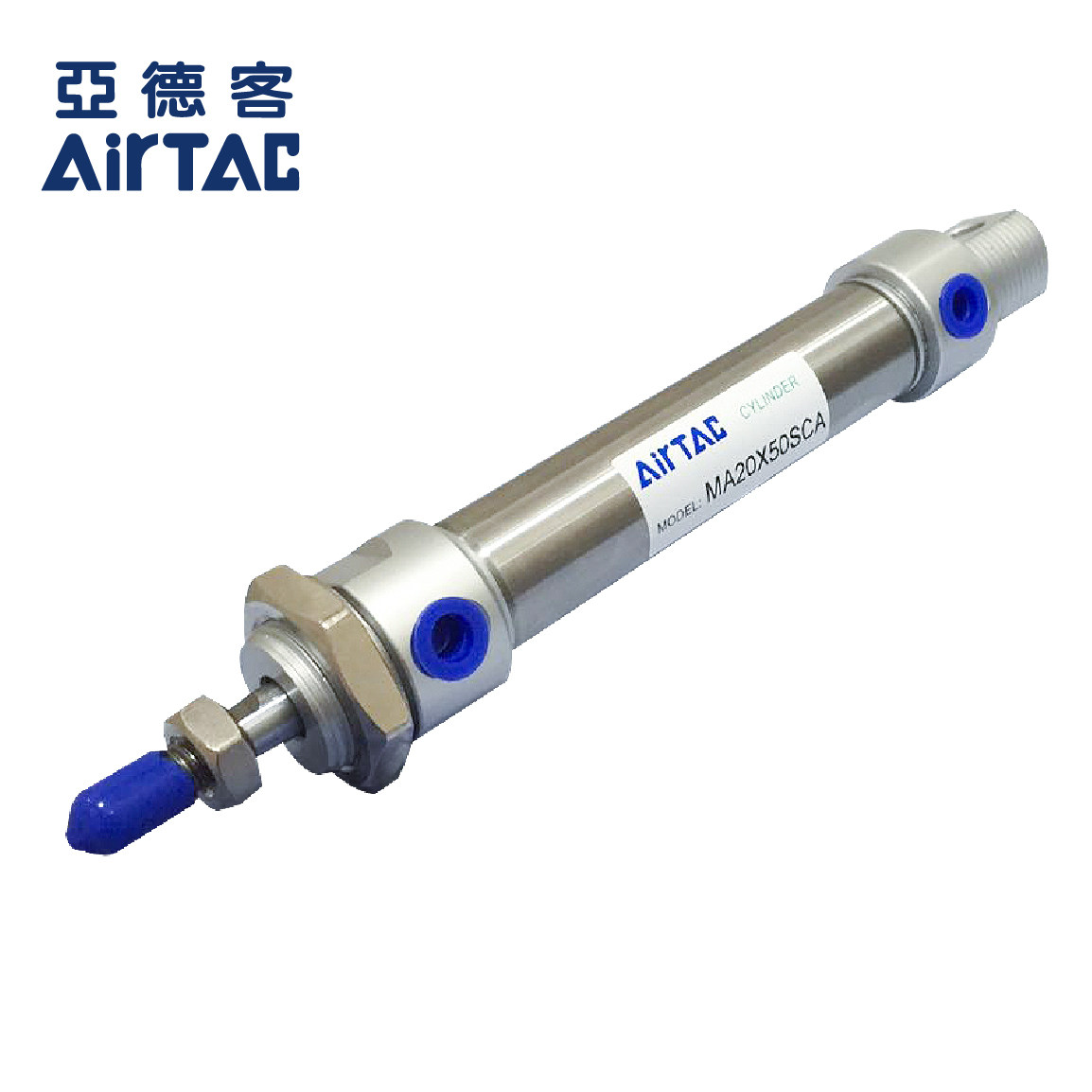 亚德客迷你气缸不锈钢 MA16/20/25/32X50X75X100X125X150SCA U CM_虎窝淘