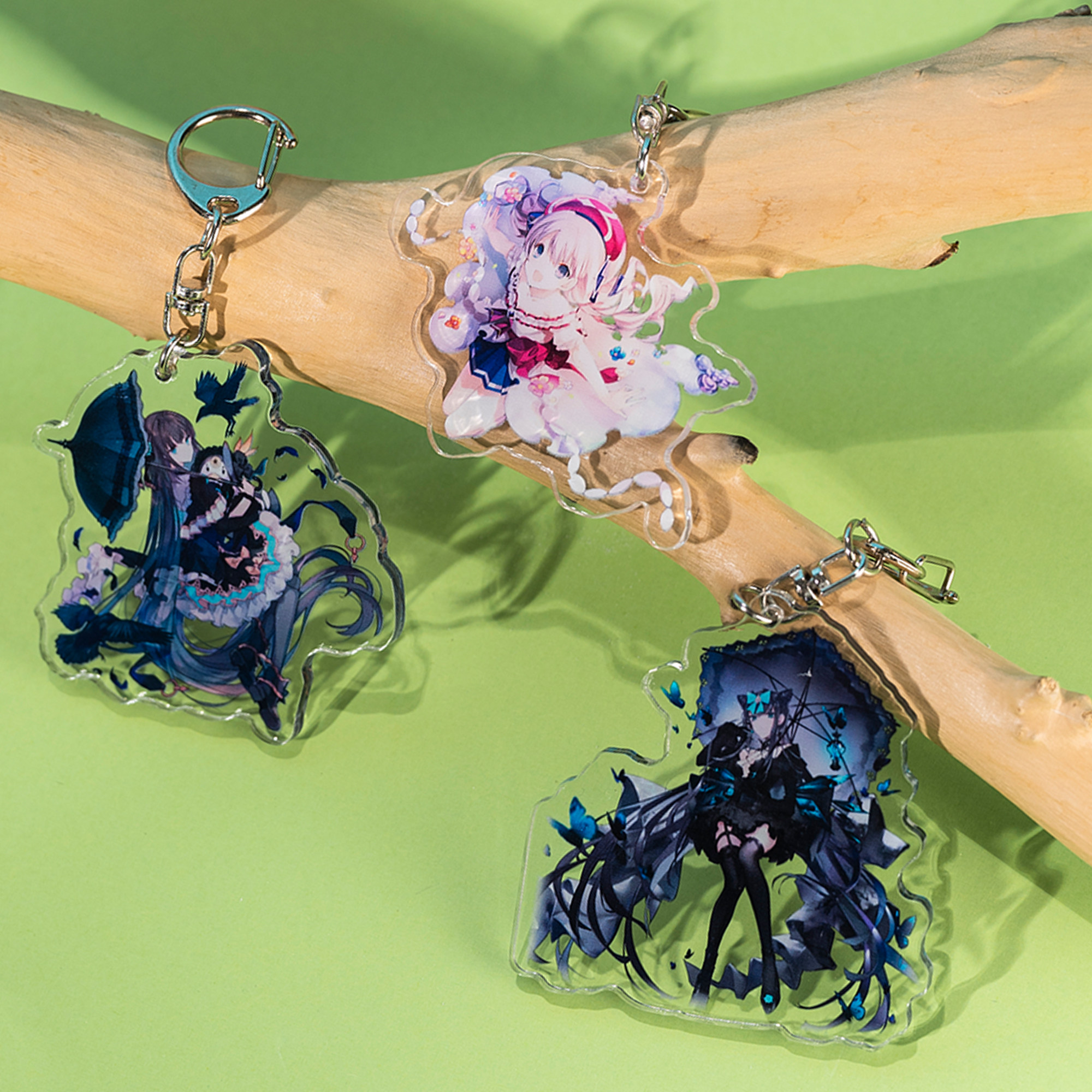 Arcaea周边伞对立人物挂饰音游韵律源点零光挂件对立钥匙扣可爱女_虎窝淘