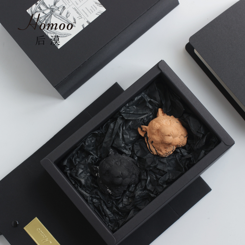 Homoo个性车饰黑色系老虎车载香薰扩香石男生新车装饰生日创意礼_虎窝淘