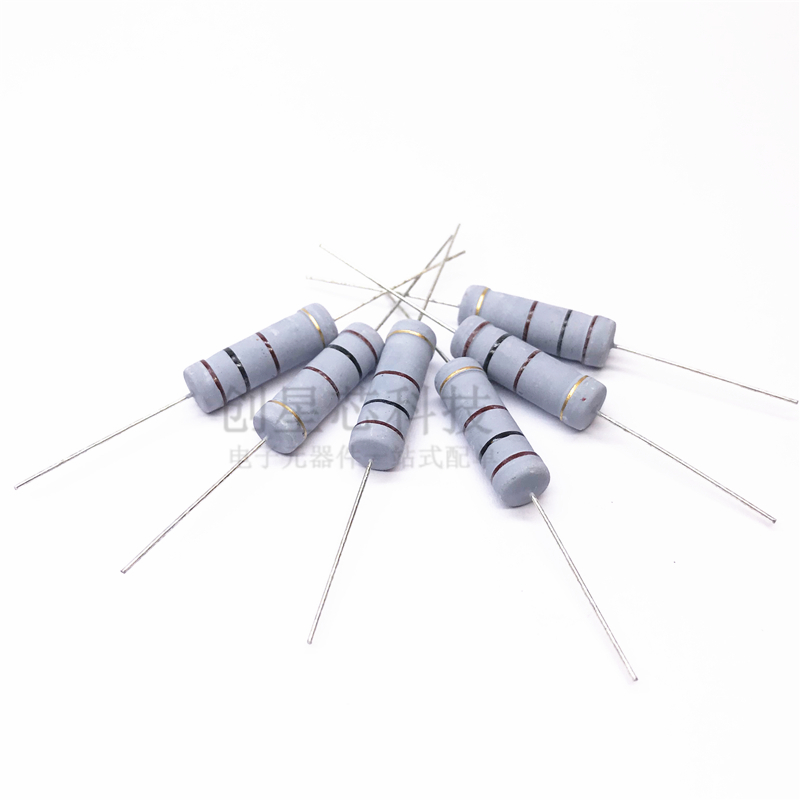 插件碳膜电阻 5W 5% 1R 1.2R 1.5R 1.8R 2R 2.2R 2.4R氧化膜色环_虎窝淘