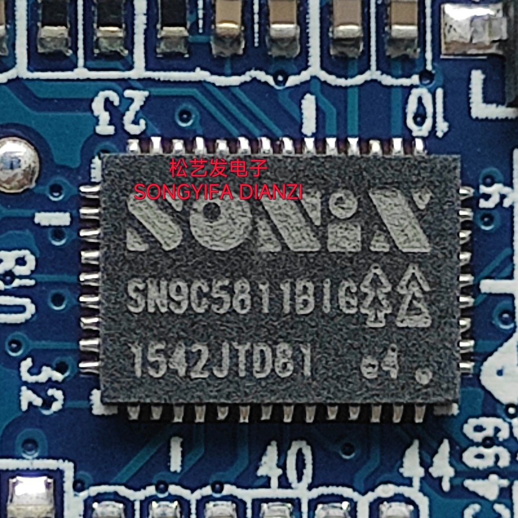 SN9C5811BIG QFN72松翰单片机芯片原装拆机IC质量保证询价_虎窝淘