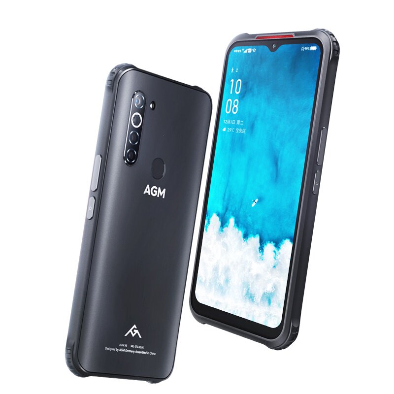 AGM X5三防纯享版5G全网通户外防水防摔水滴屏手机双卡双待8G+256G正品手机_虎窝淘